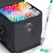 Ohuhu Alcohol Markers Chisel & Fine Dual Tips - 100 Colors - Oahu ...