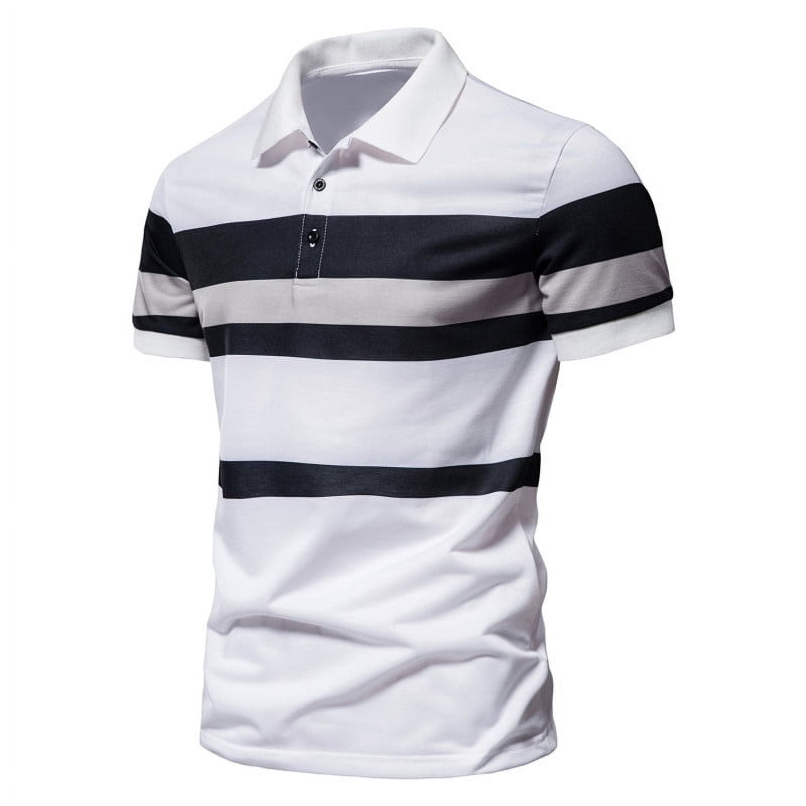 Click here for Aqestyerly Mens Striped Button Shirt Short Sleeve... prices