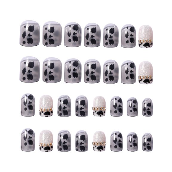 Fofosbeauty 24pcs Press on False Nails Tips, Coffin Fake Acrylic Nails ...