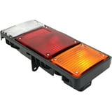 Isuzu NPR NRR Tail Light Amber, Clear & Red Lens - Walmart.com
