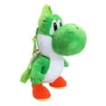 Super Mario Bros Yoshi Plush Backpack, Youth Size, Adjustable Strap ...