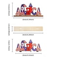 4th of July America Fireworks Wooden Table Sign, Patriotic Red White ...