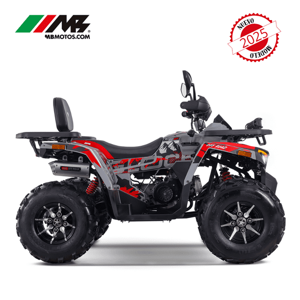 ATV Cuatrimoto MB Motos Glock 200cc Rojo 2025 | Bodega Aurrera en línea