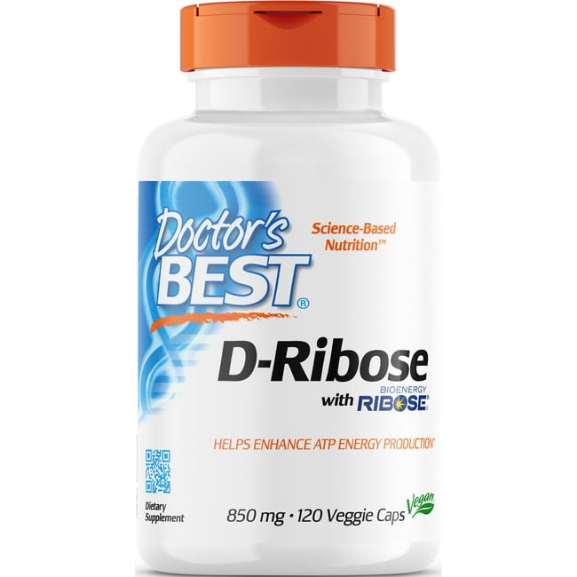 Doctor's Best D-Ribose with BioEnergy Ribose, 120 Ct - Walmart.com