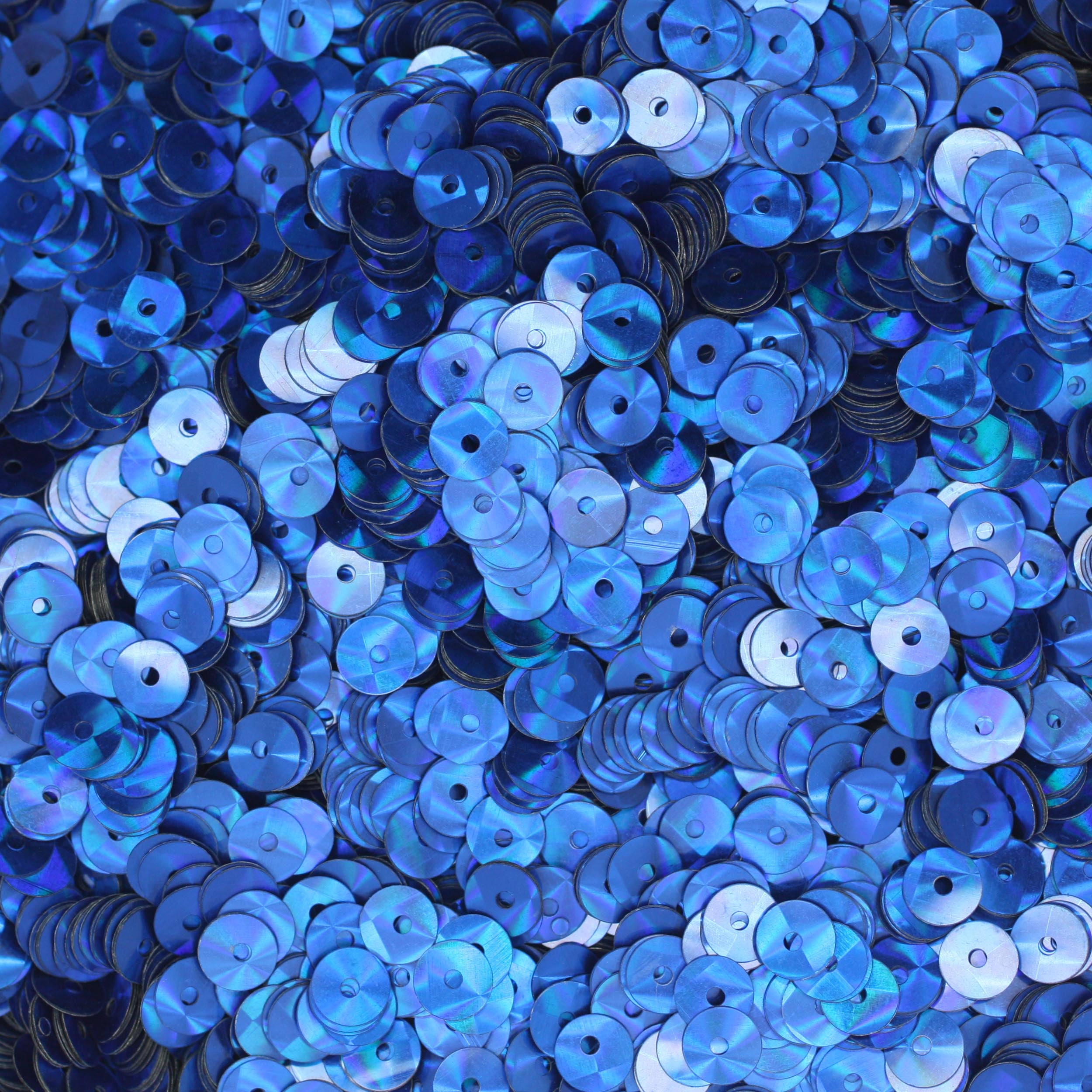 Royal Blue Sequins 5mm Prism Multi Reflective Metallic Made in USA ...