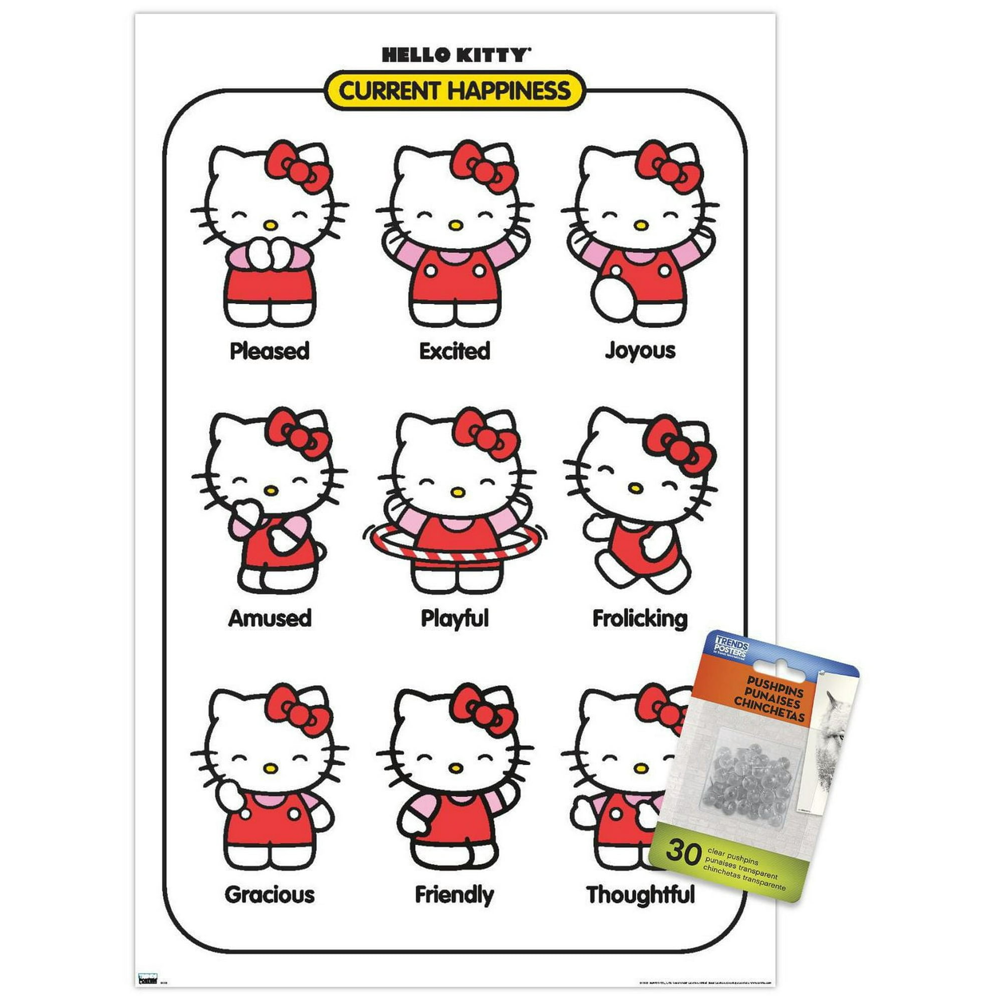 Click here for Trends International Hello Kitty - Current Happine... prices