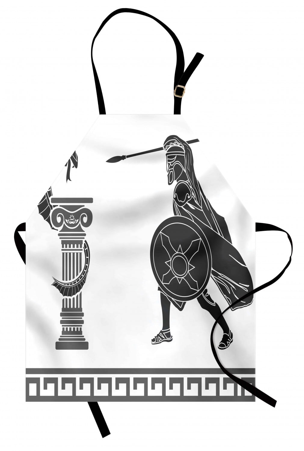 Toga Party Apron Mythological Scene Ancient Hero and Dragon Hellenic ...