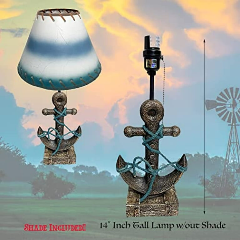 Nautical Anchor Table Lamp