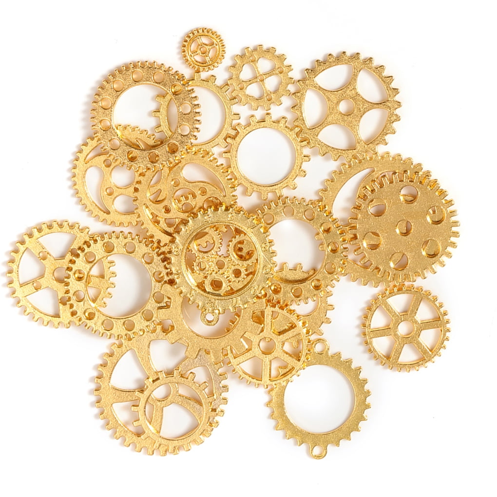 Buy DIY Alloy Gears Set Steampunk Style Pendant Making Gears Vintage ...