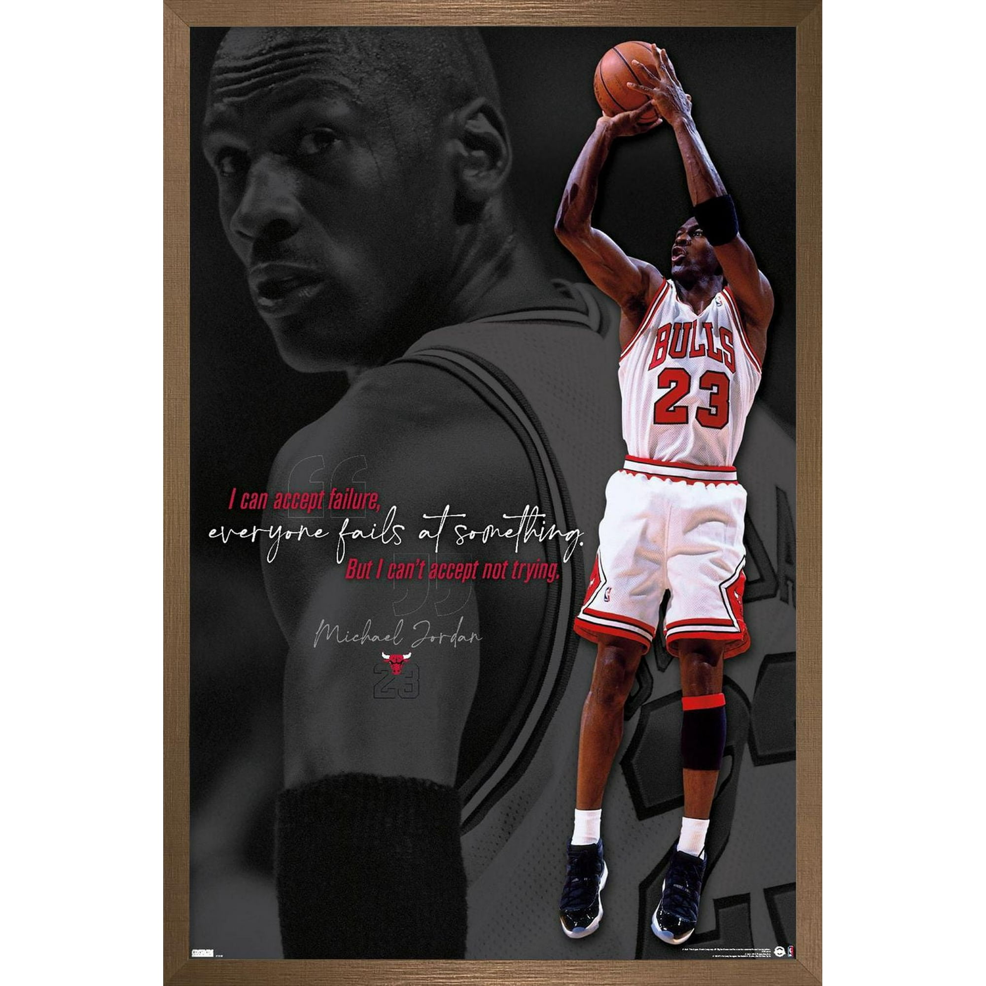 Click here for Trends International Michael Jordan - Cant Accept... prices