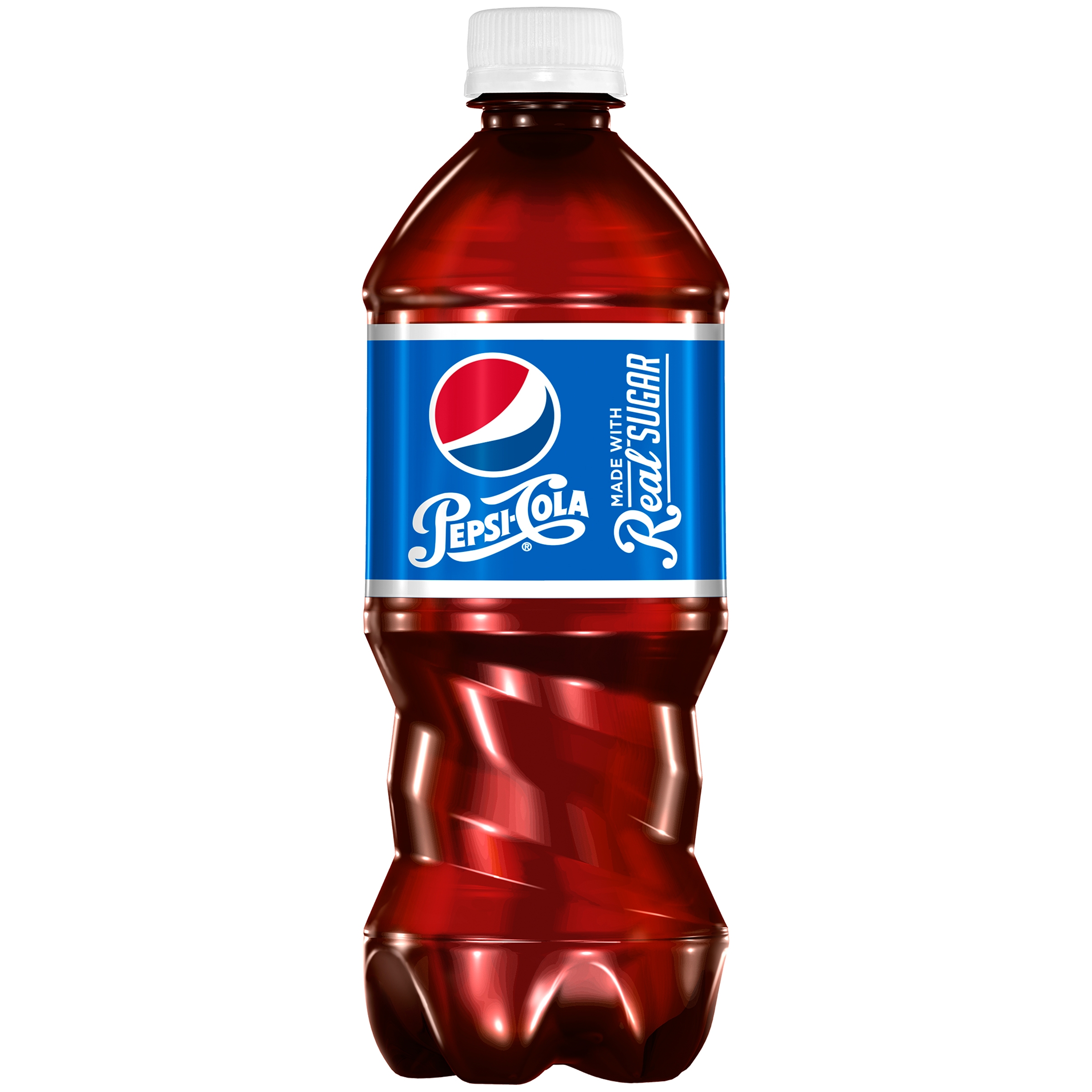 Pepsi Cola Real Sugar Cola 20 Fl Oz Bottle Walmart