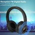 Wireless FM Radio Headphones, Portable, Digital, with Noise Reduction ...
