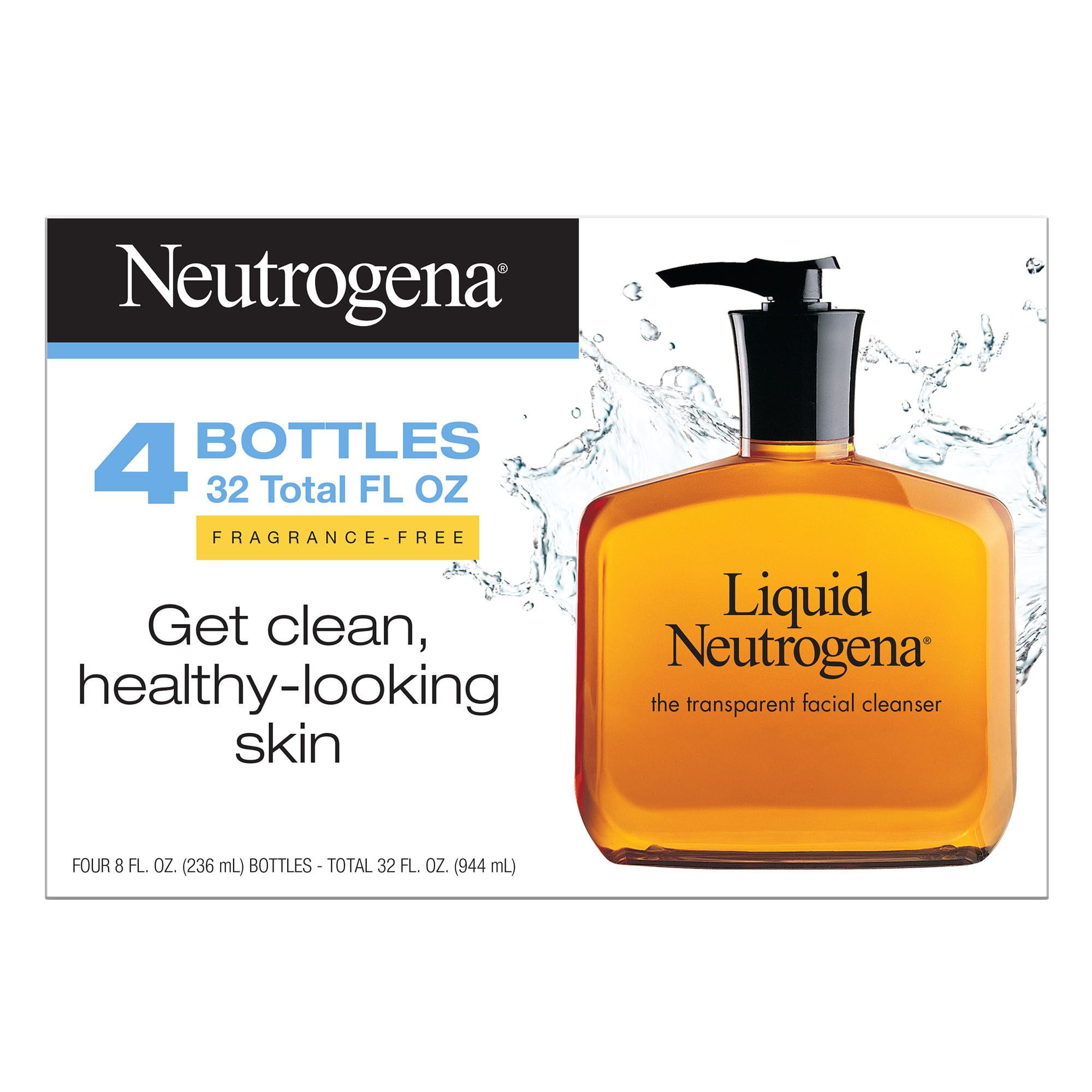 Product Of Neutrogena Liquid Facial Cleansing Formula 4 pk. 8 fl. oz ...