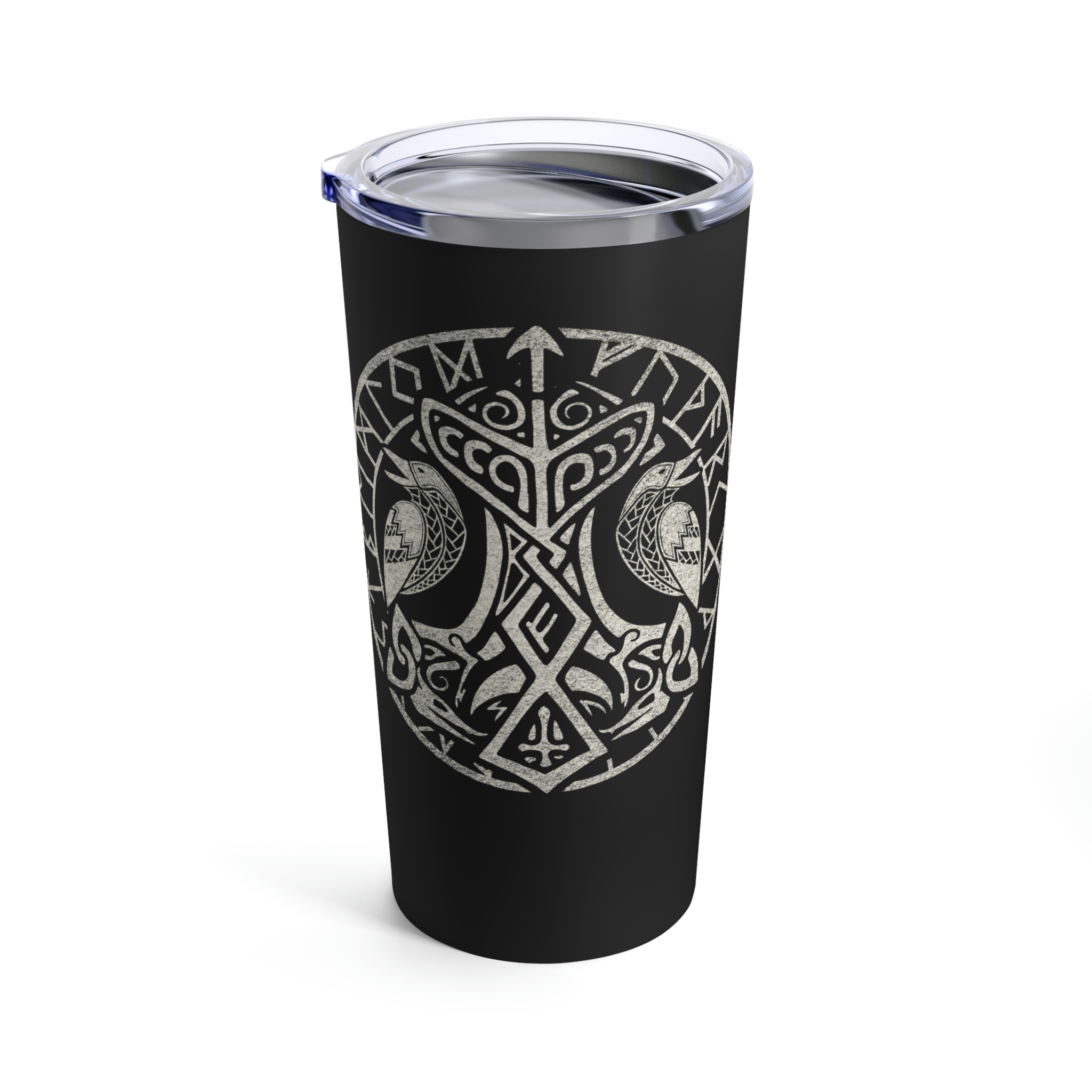 Thor Hammer Viking 20oz Tumbler Insulated metal coffee mug drink travel ...