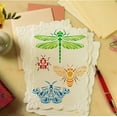 Butterfly Painting Stencil 11.8x11.8inch Reusable Dragonfly Drawing ...
