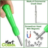 Mart Cobra Gamebit Screwdriver 3.8mm 4.5mm & Tri-Wing Screwdriver ...