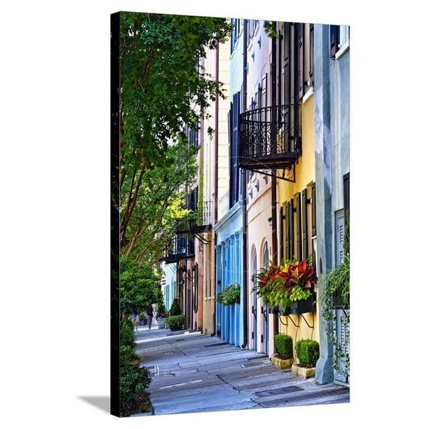 Rainbow Row III Charleston, South Carolina, Scenic World Culture ...