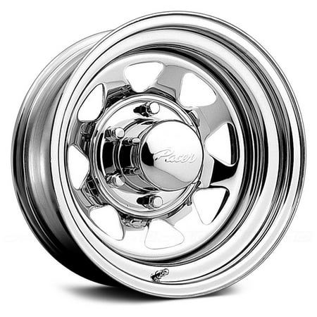 Pacer Chrome Spoke 15X8 Chrome Wheel / Rim 5X5.5 With A -19Mm Offset ...