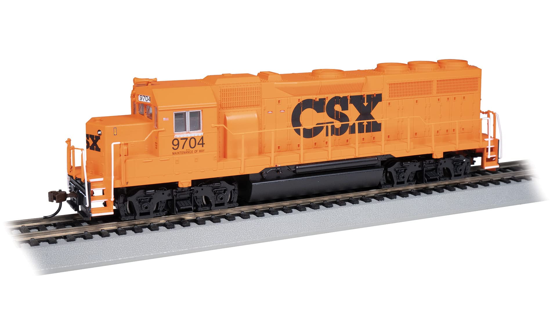 Bachmann Trains, EMD GP40 Diesel Locomotive, CSX MOW #9704, DCC Ready HO Scale - Walmart.com