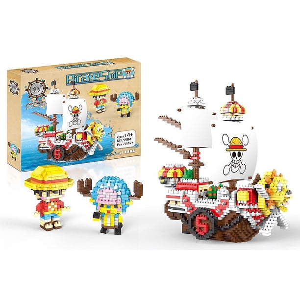 2247pcs+ Anime One Piece Thousand Sunny Building Blocks Pirate Ship ...