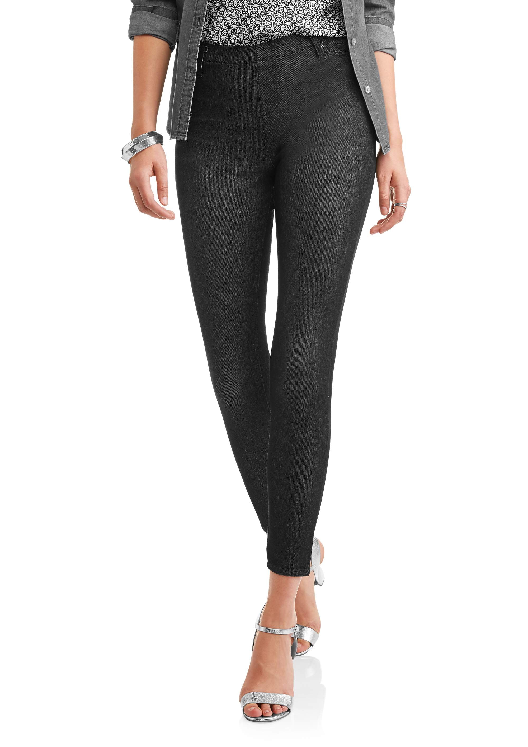 Faded Glory Women's Full Length Knit Color Jegging - Walmart.com