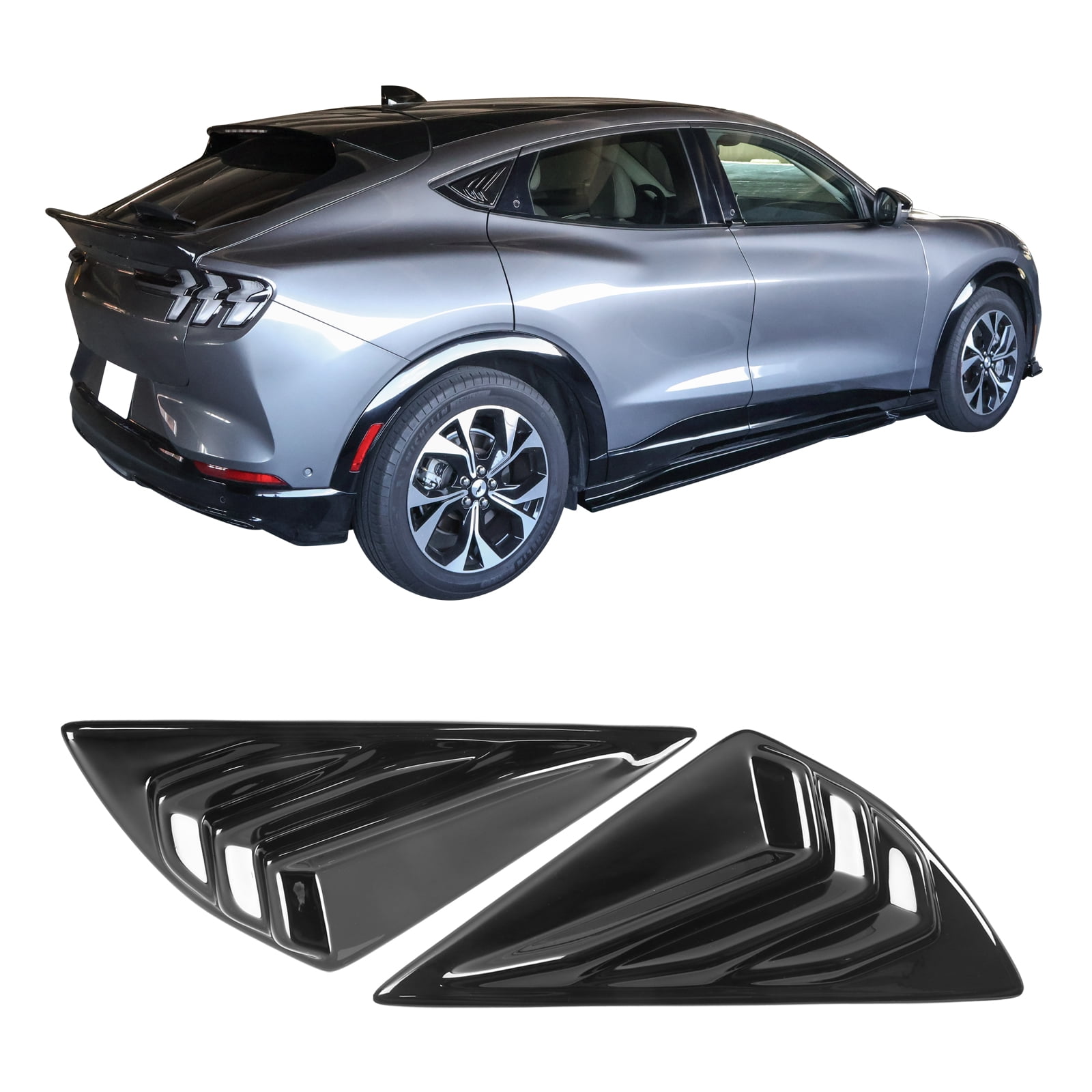 Ikon Motorsports Side Window Louvers Compatible With 2021-2023 Ford ...