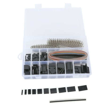 QIILU Connector Kit,666pcs Pin Connector Brass ABS Anti‑Oxidation ...