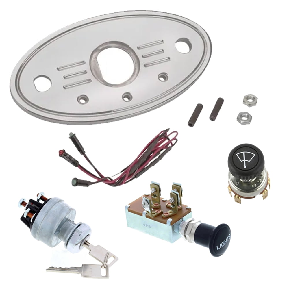 Complete Billet Aluminum Oval Switch Panel Dash Kit - Walmart.com ...