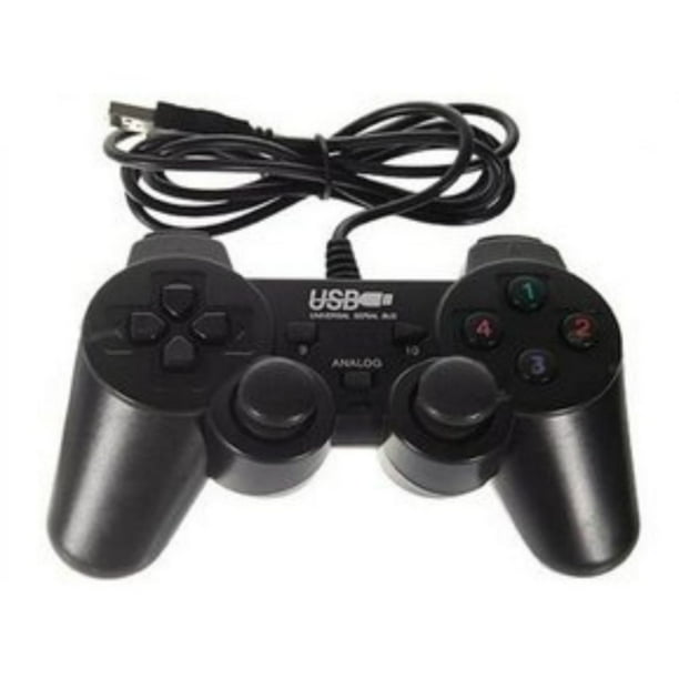 Control con cable USB tipo joystick para PC con Dualshock | Walmart en ...