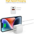 Apple 2023 Upgrade Dual Port Fast Charger Block Compatible for Apple ...