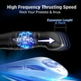 G Spot Thrusting Anal Vibrator Prostate Massager Ferewa Dual Motors