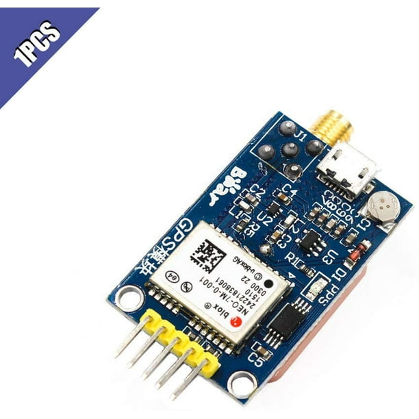 NEO-7M UBLOX GPS Satellite Positioning Module with SMA Antenna Interface for Arduino STM32 C51 ...