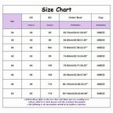 GPOECD Front Closure Bras for Women Comfortable Fixed Cup Front Button ...