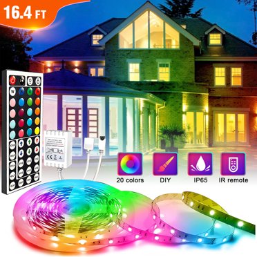 Led Strip Lights, 32.8ft RGB 5050 Music Sync Color Changing LED Light ...