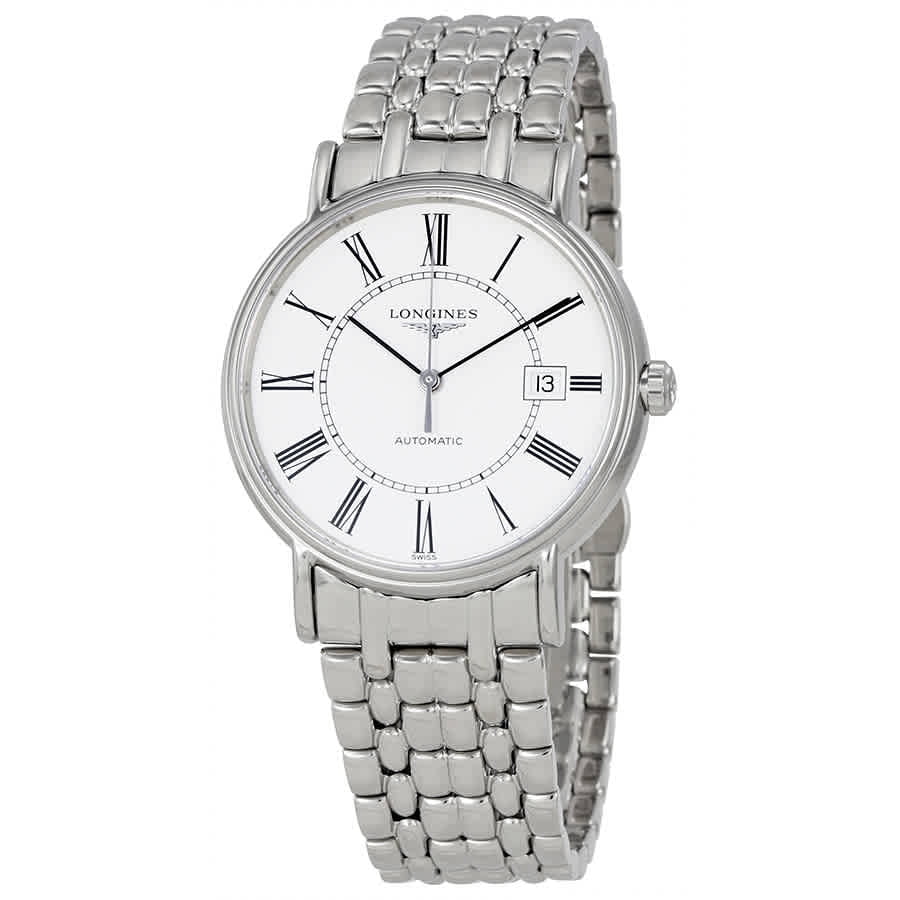 Longines Presence Automatic White Dial Men's Watch L49214116 - Walmart.com