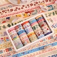 35 Rolls Floral Washi Tape Set Waterproof Decorative Craft Tape ...