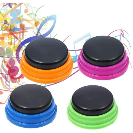 Learning Answer Buzzers，Recordable Talking Button Voice Recording Sound ...