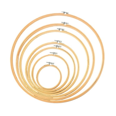 Craft County Wooden Embroidery Hoops - High Quality Needlepoint Tool ...