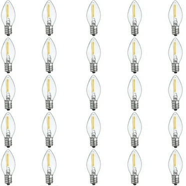 OptiCore C7 Shatterproof Multicolor Twinkle LED Christmas Replacement ...