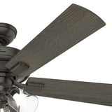Hunter Crestfield 52'' Indoor Ceiling Fan with LED Lights, 3-Speed ...