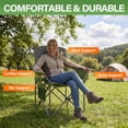 Oversized Camping Chairs 2 Pack Heavy Duty 350 Lb Capacity Padded Lawn ...