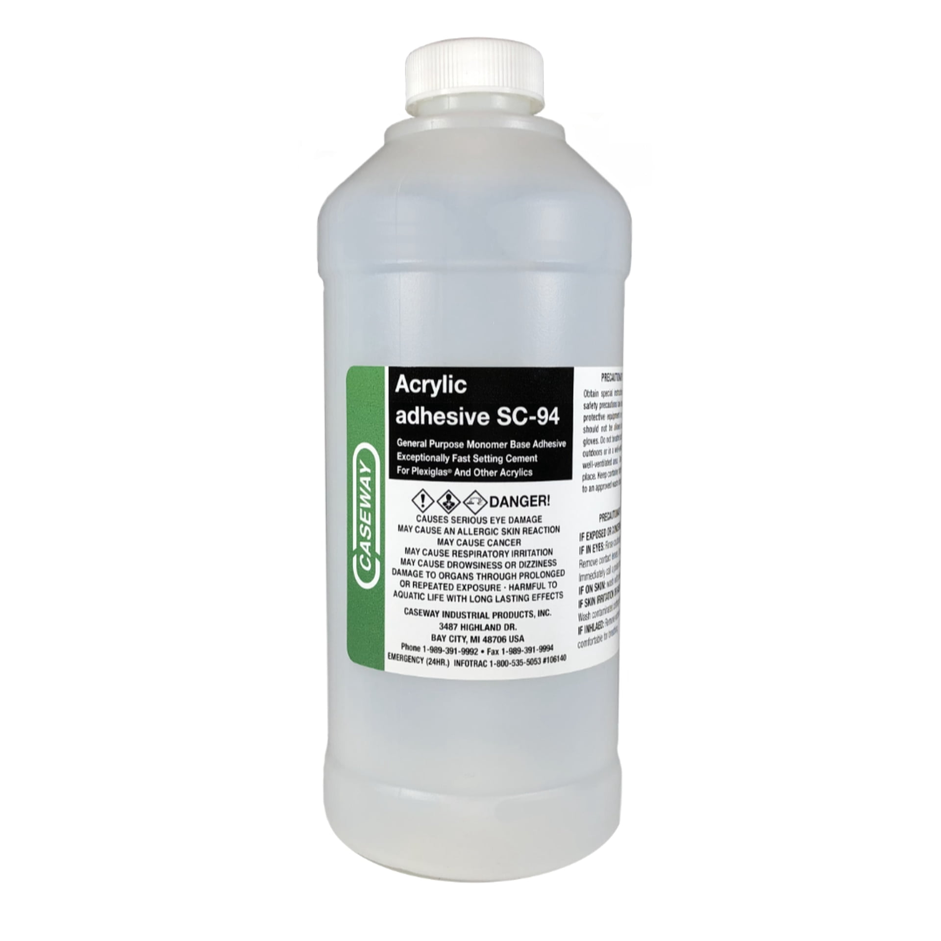 SC-94 Acrylic Solvent Cement - Pint (16 fl oz) - Walmart.com