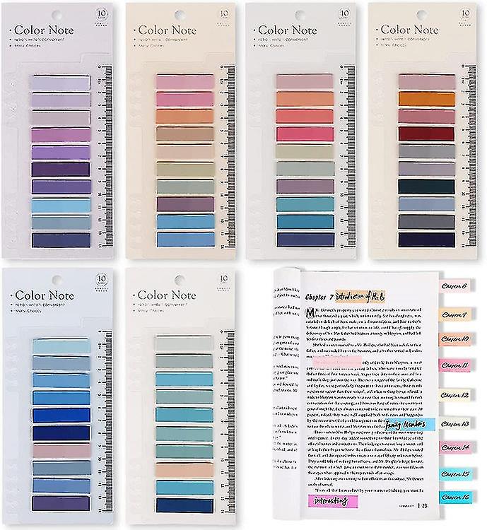 Paquete de 6 notas adhesivas rayadas, notas adhesivas rayadas, notas ...