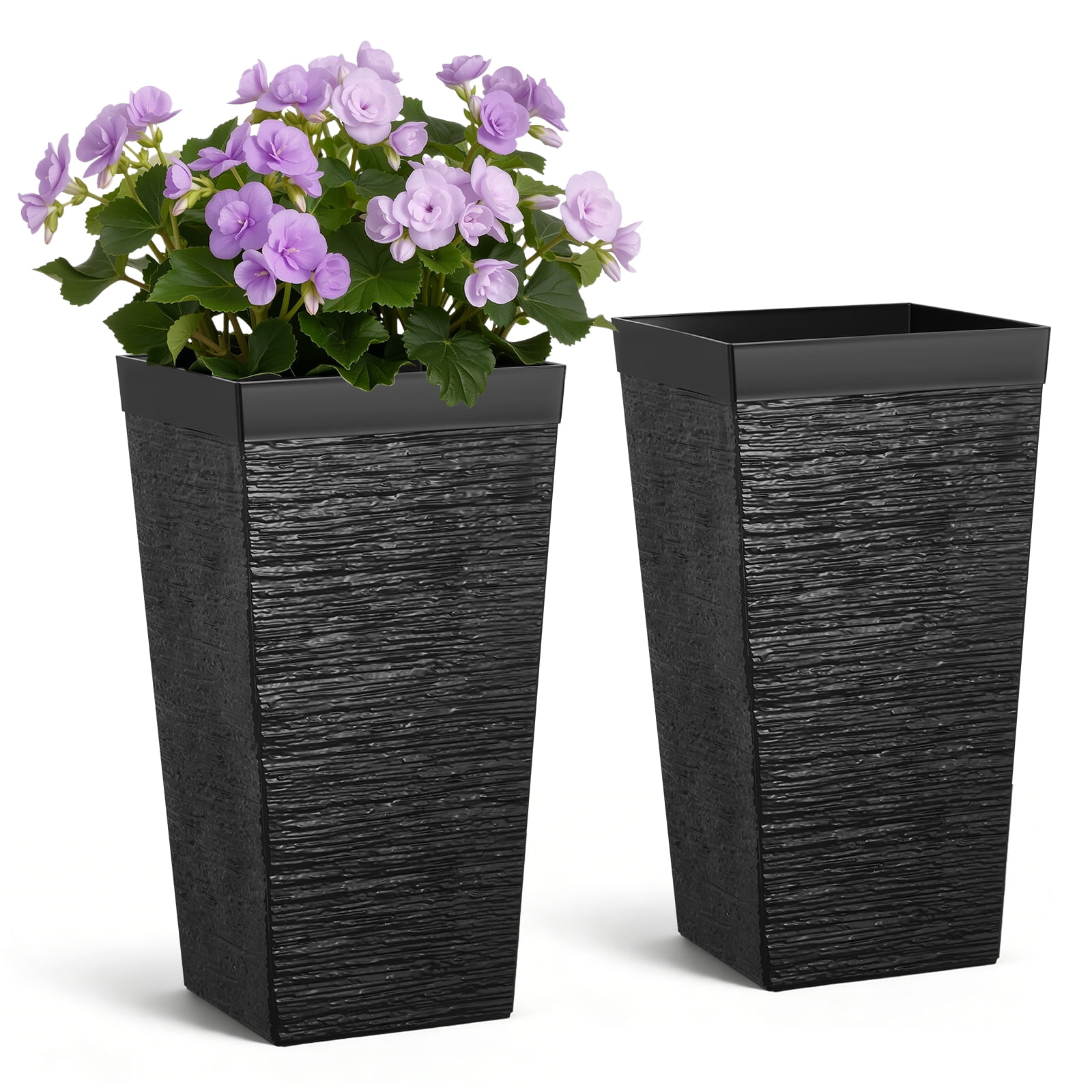 Click here for Vevor Tall Planters Set Of 2  23 Inch Large Outdoo... prices