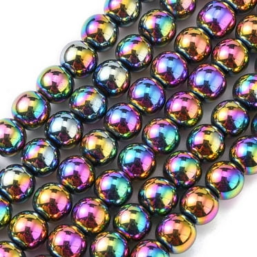 20strands Transparent Glass Beads Strands Segmented Multi-color Beads ...