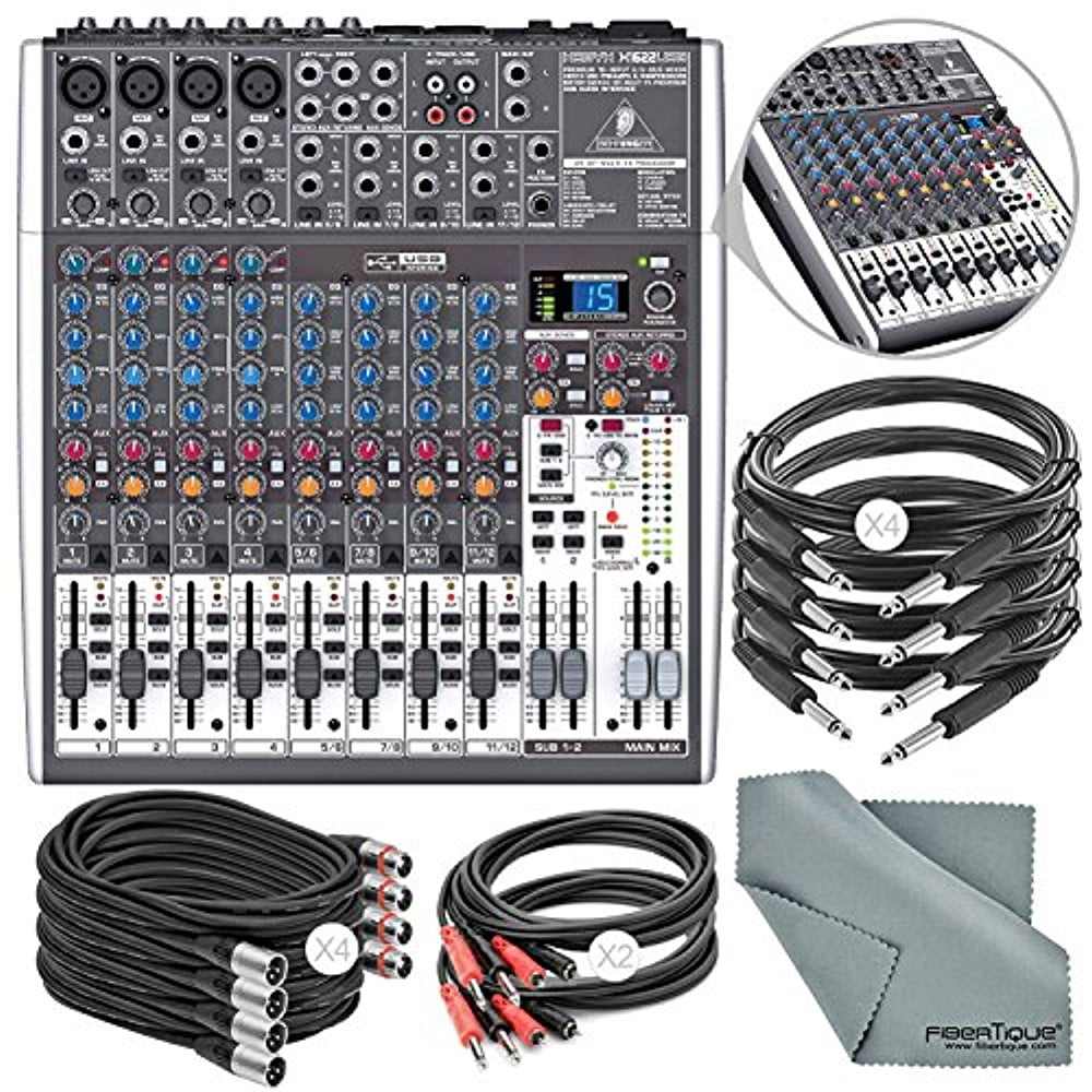 Behringer XENYX X1622USB 16-Input USB Audio Mixer with Effects and ...
