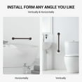 2 Pack Grab Bars for Wall Oil Brown, Safety Shower Seniors Elderly ...