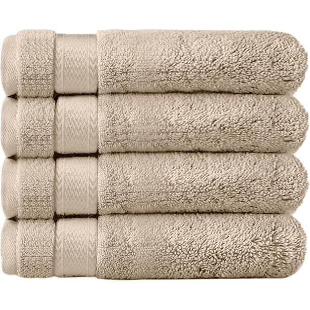 Canadian Linen Premium Bath Towels Set, 4 Pack, 26”x52” 500 GSM, Soft ...