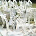 BalsaCircle Clear Stackable Acrylic Transparent Armless Chiavari Chair ...