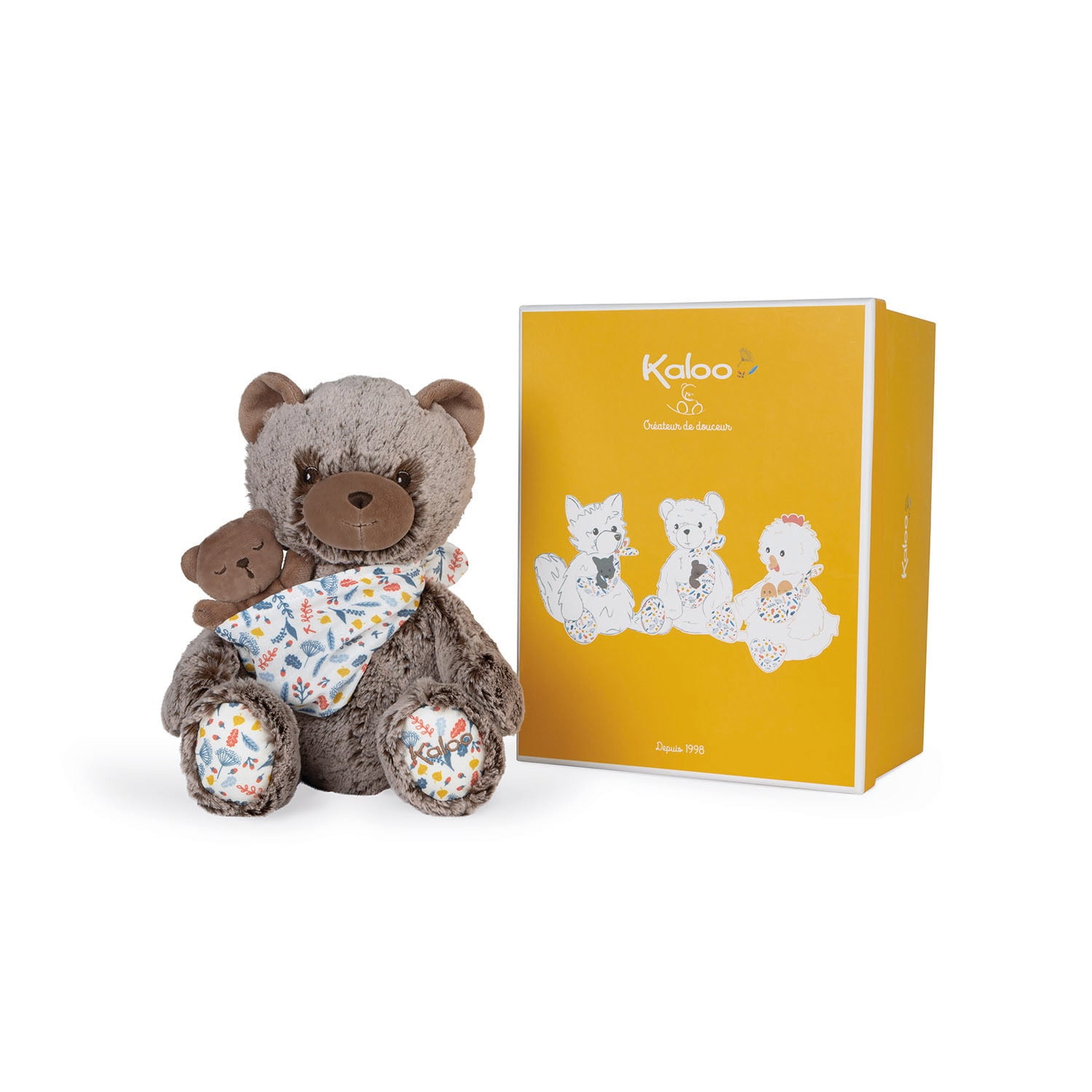 Kaloo - Oscar : Bear Dad Plush - Walmart.com